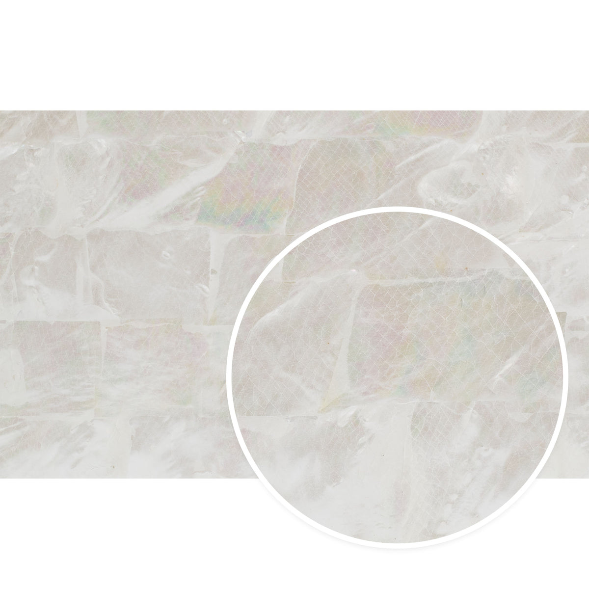 Flexible Natural Strip White Mother of Pearl Shell Veneer